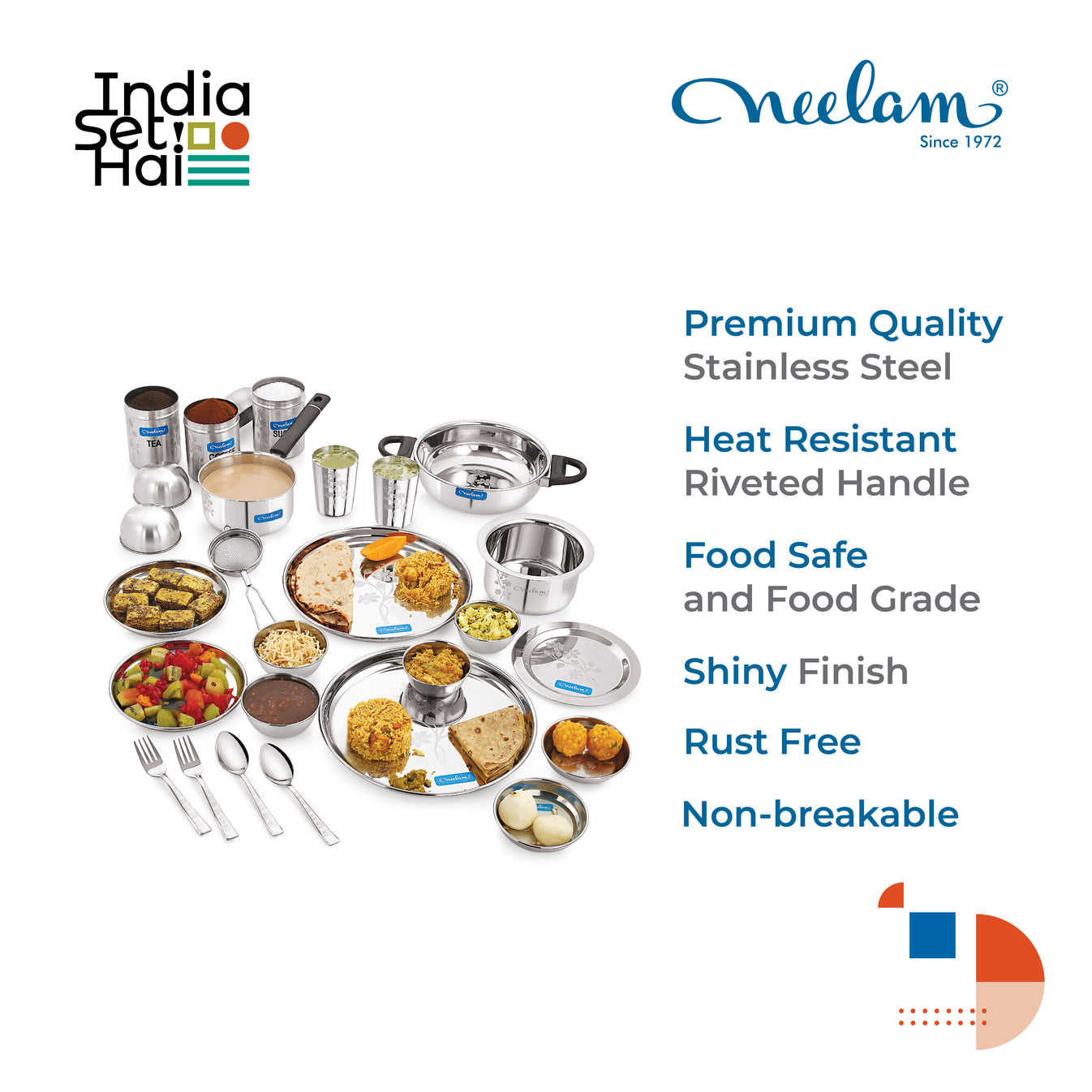 Buy best kitchenware | Cookware set for couple | Shop online – Neelam ...